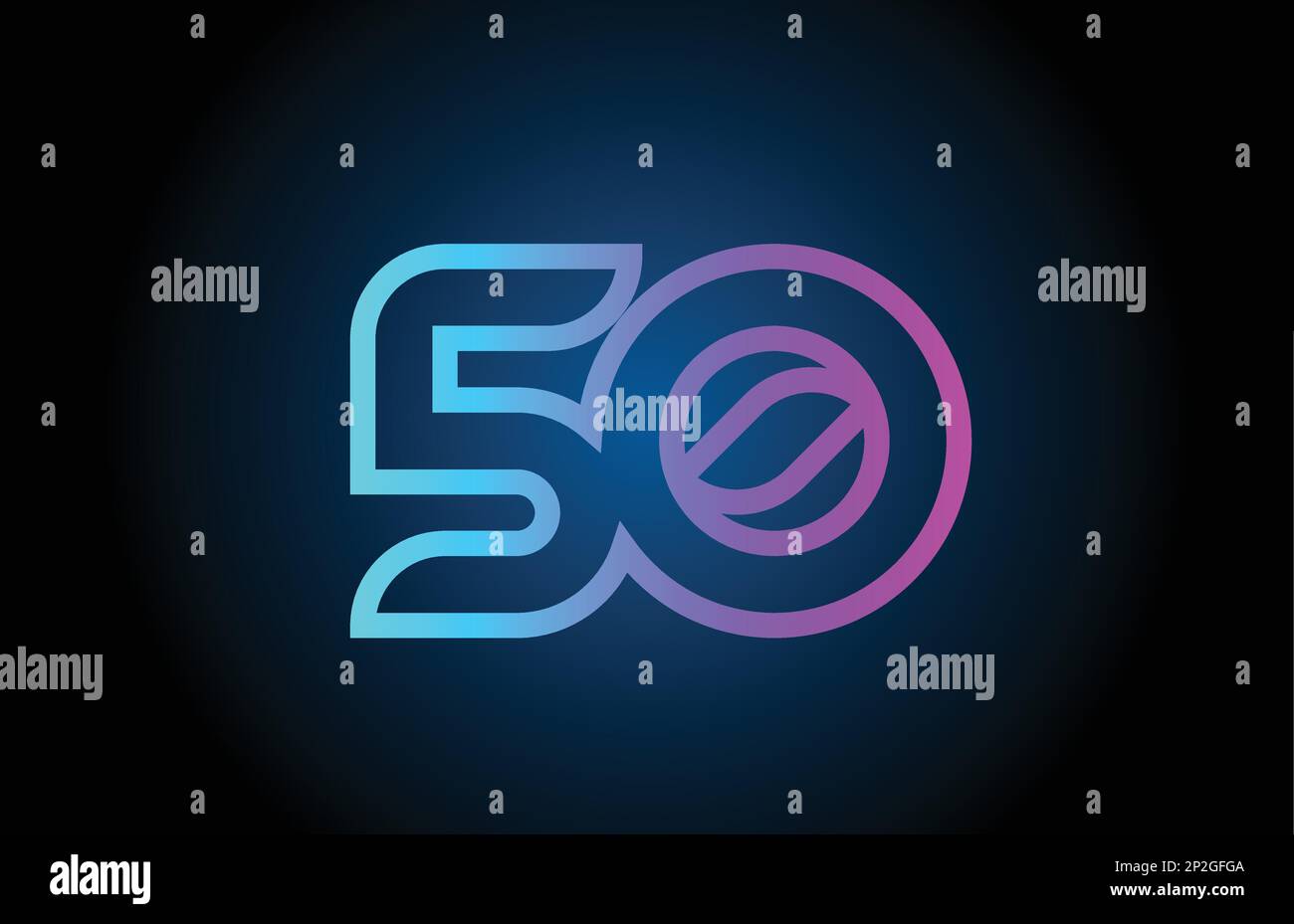 Pink line 50 number hi-res stock photography and images - Alamy