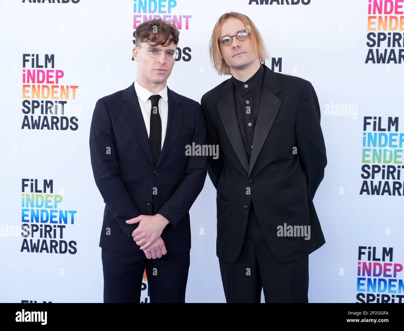 Santa Monica, USA. 4th Mar 2023. Ricky D'Ambrose and Graham Swon arrive ...