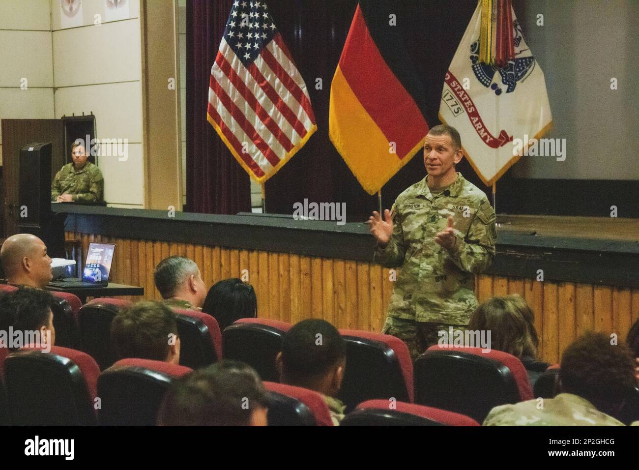 Sergeant Major of the Army, Michael A. Grinston, came to the 7th Army ...