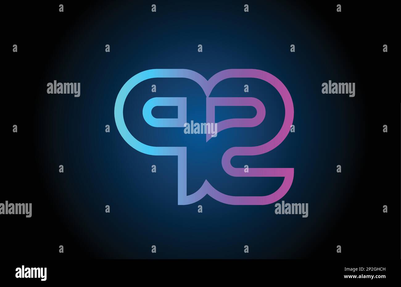 pink line 92 number logo icon design. Creative template for company and ...