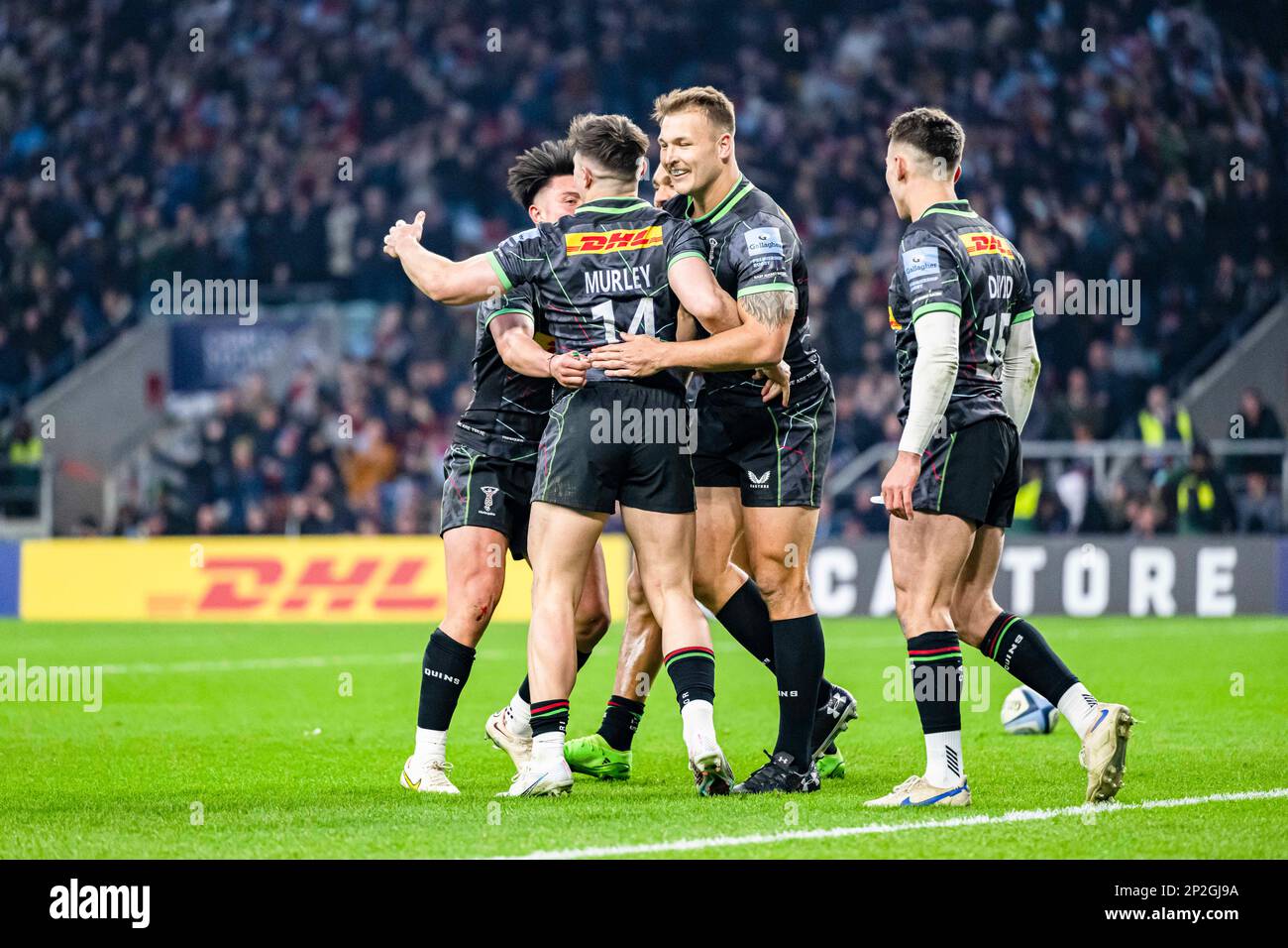 LONDON, UNITED KINGDOM. 04th, Mar 2023. Cadan Murley of Harlequins ...