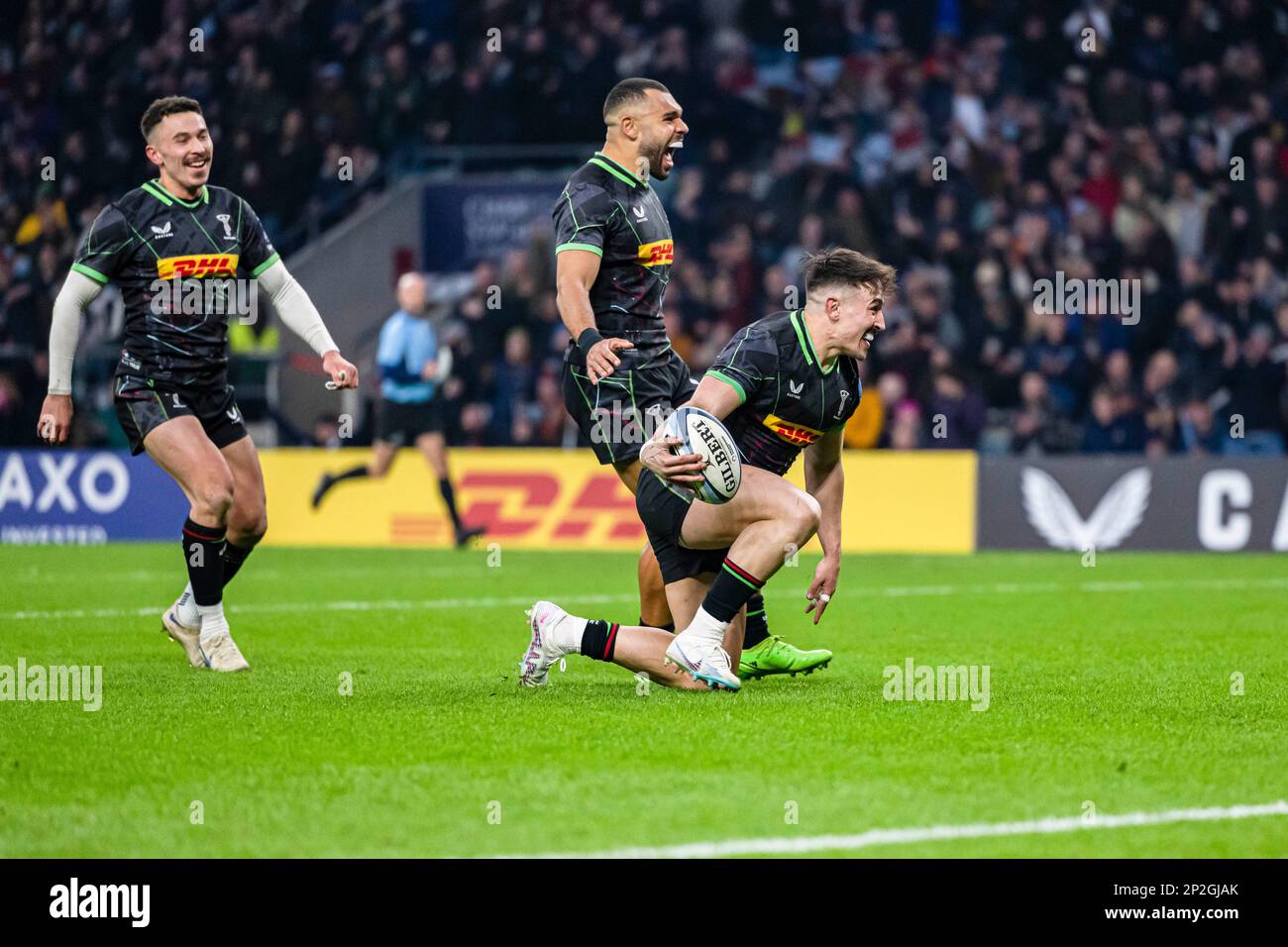 LONDON, UNITED KINGDOM. 04th, Mar 2023. Cadan Murley of Harlequins ...