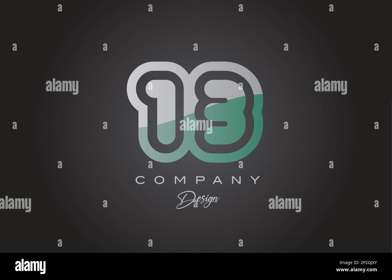 Number 13 vector vectors hi-res stock photography and images - Alamy