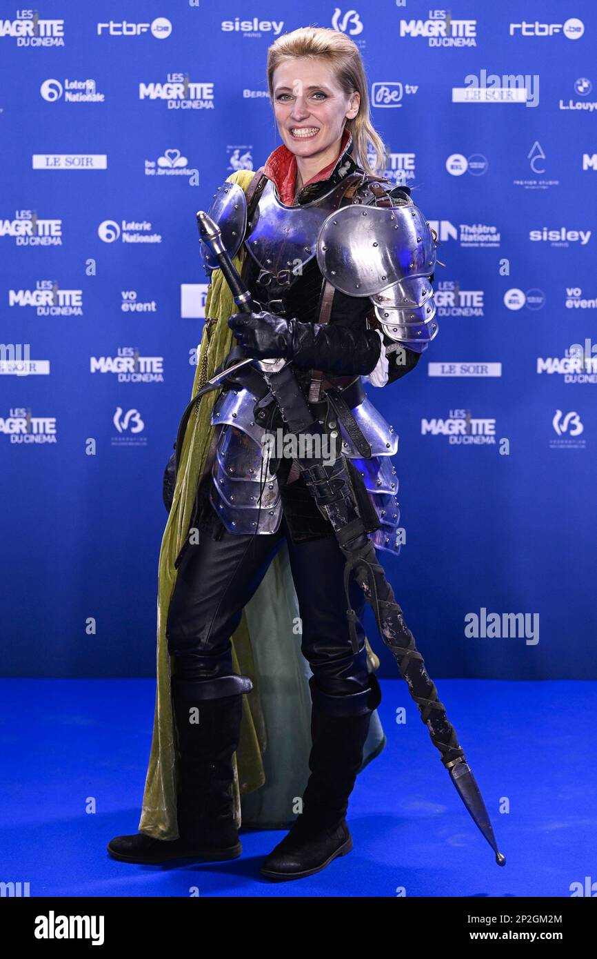 actress Lucie Debay pictured during the 12th edition of the 'Magritte ...