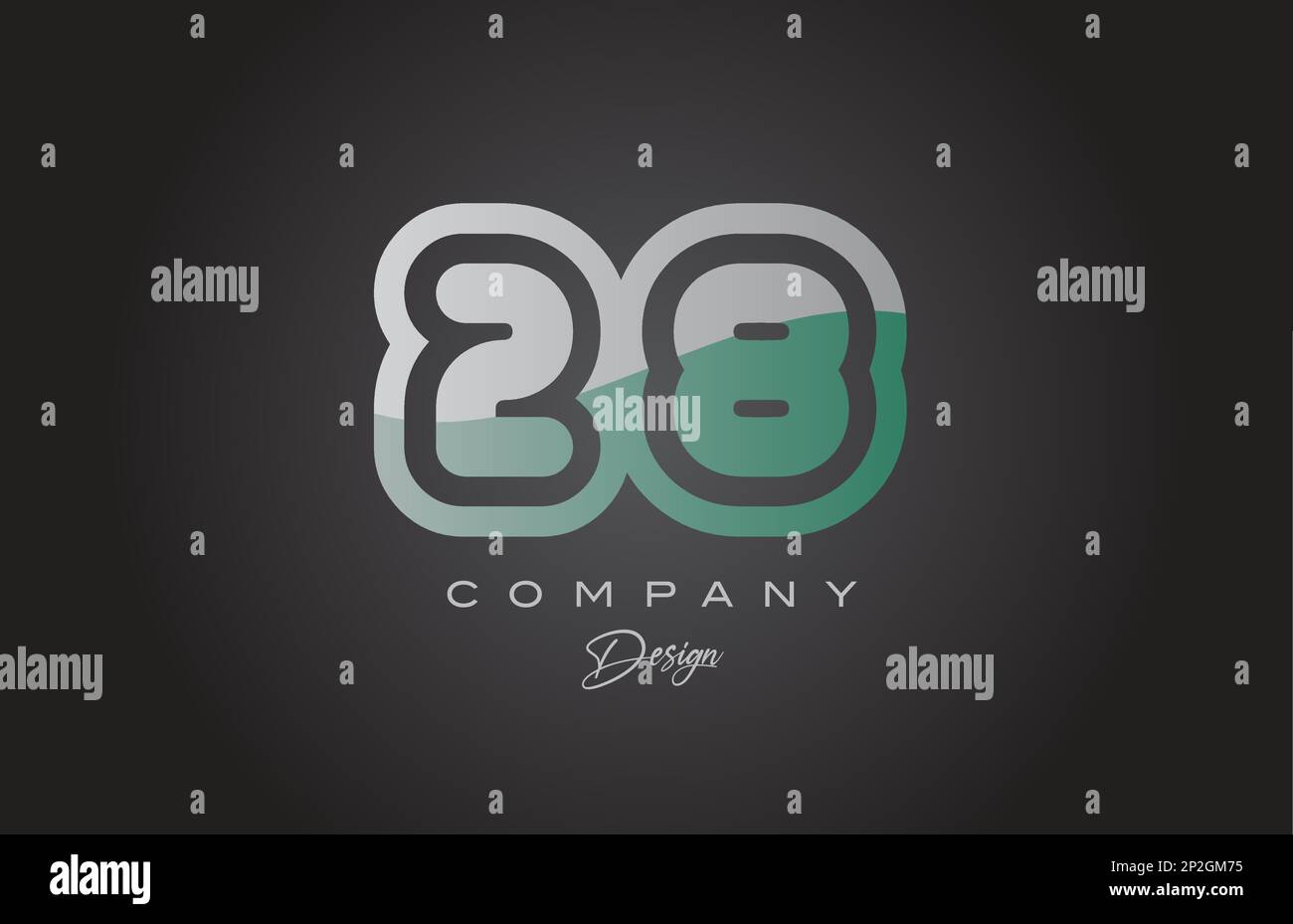 Number 28 vector vectors hi-res stock photography and images - Alamy