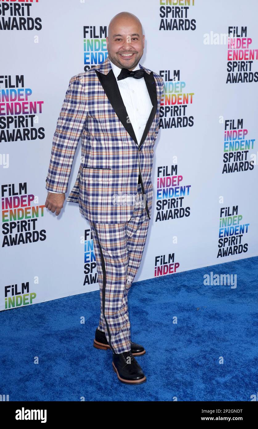 Frankie Quinones arrives at the Film Independent Spirit Awards on ...