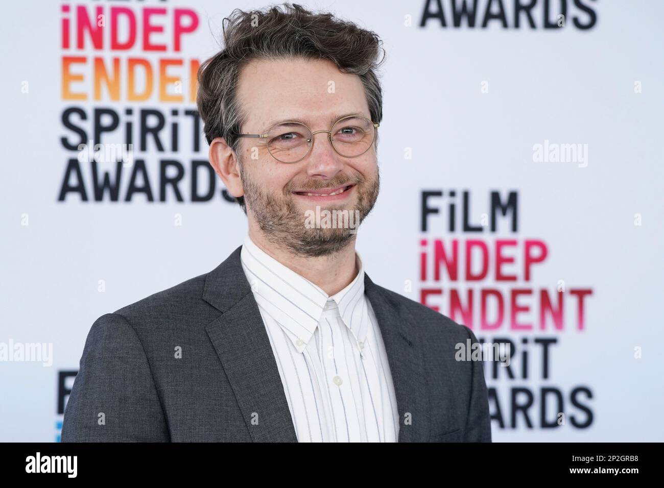 Nick Paley arrives at the Film Independent Spirit Awards on Saturday ...
