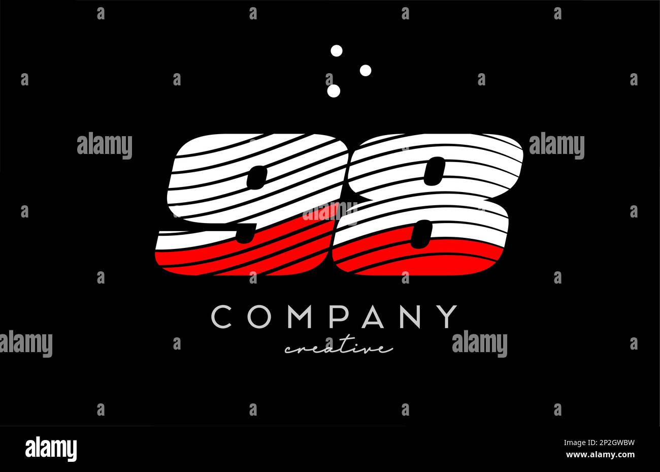 Number 98 Stock Vector Images - Alamy