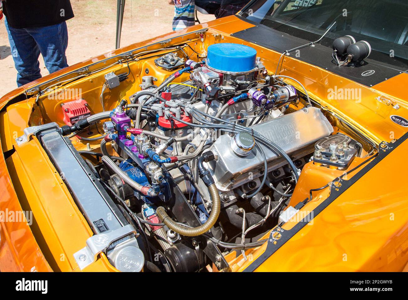 Aug. 15, 2015 - Noble, Oklahoma, USA - Wayne Varley aka Varley, from ...