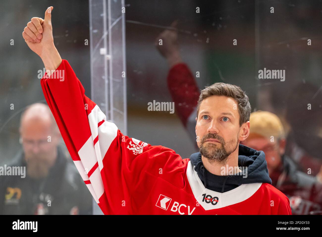04.03.2023, Lausanne, Vaudoise Arena, NL: Lausanne HC - EV Zug, Stephan ...