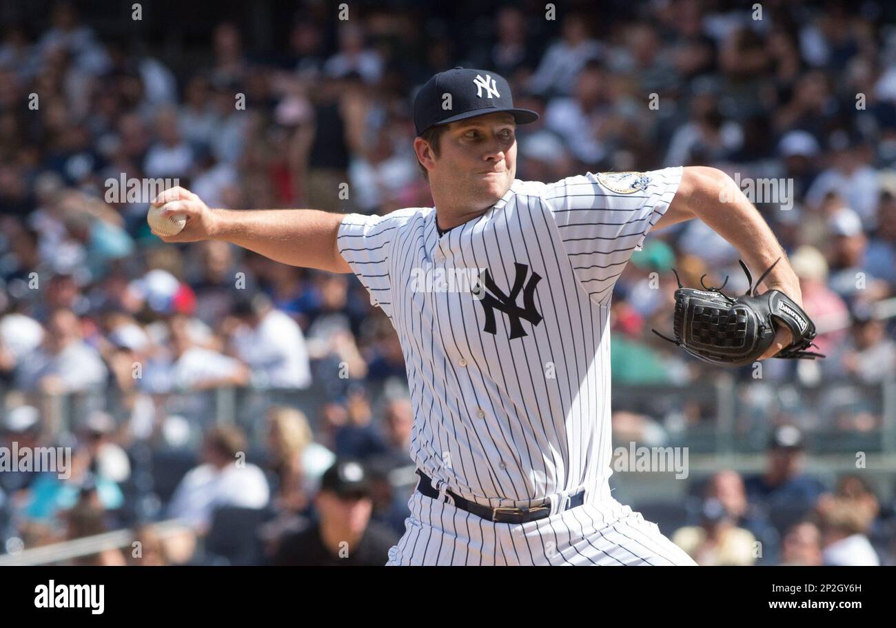 Aug. 22, 2015 - New York, New York, U.S. - Yankees' ADAM WARREN in the ...