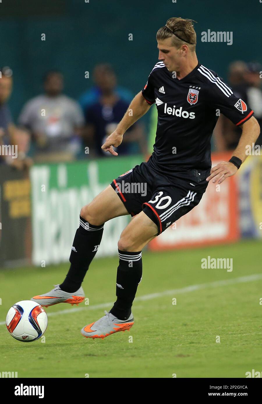 August 22 2015: Conor Doyle (30) of D.C. United during a MLS match ...