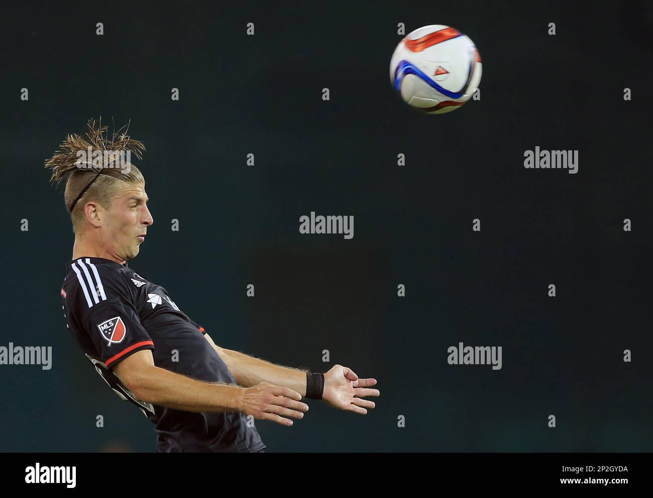 August 22 2015: Conor Doyle (30) of D.C. United during a MLS match ...