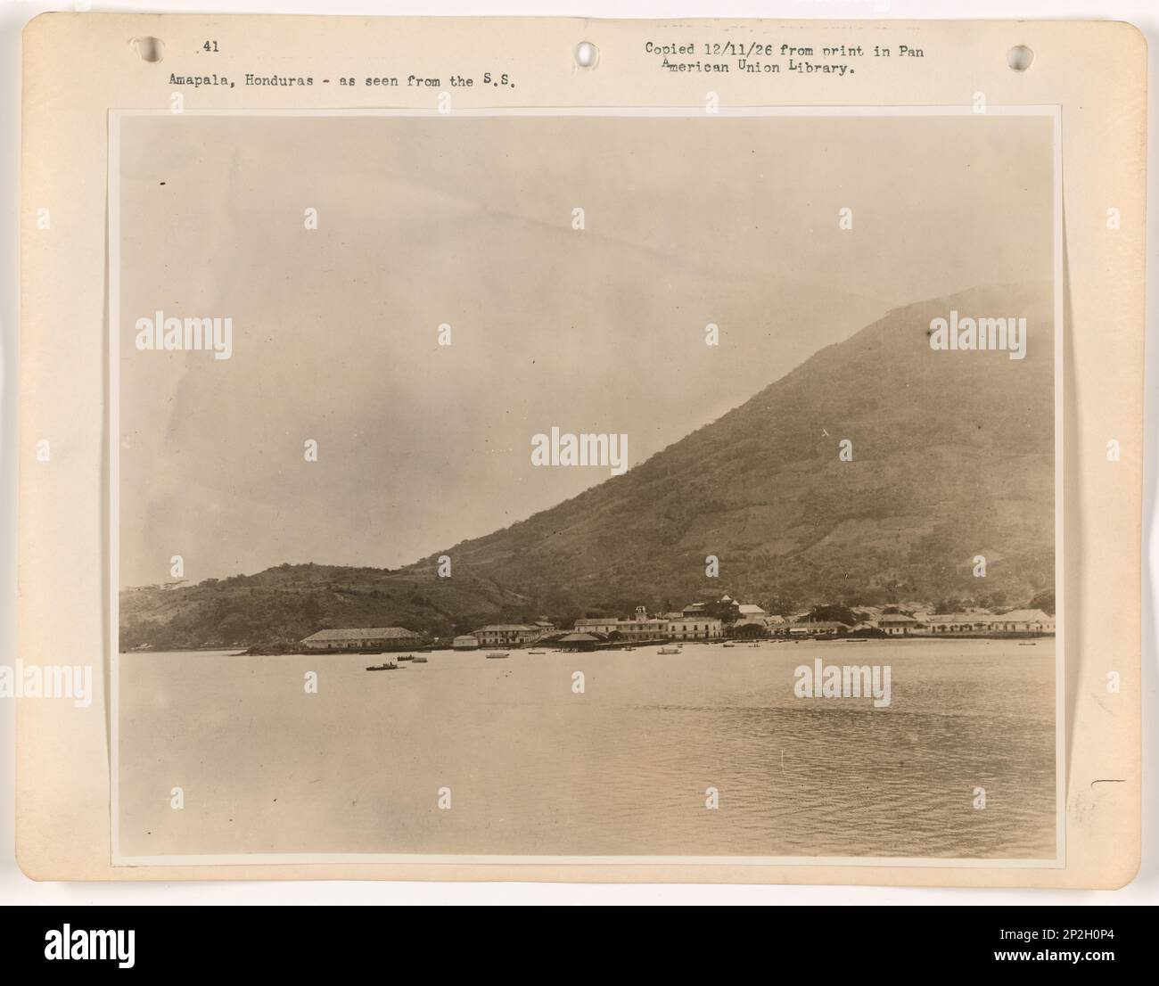 Honduras - Ampala, Aerial Photograph Stock Photo - Alamy