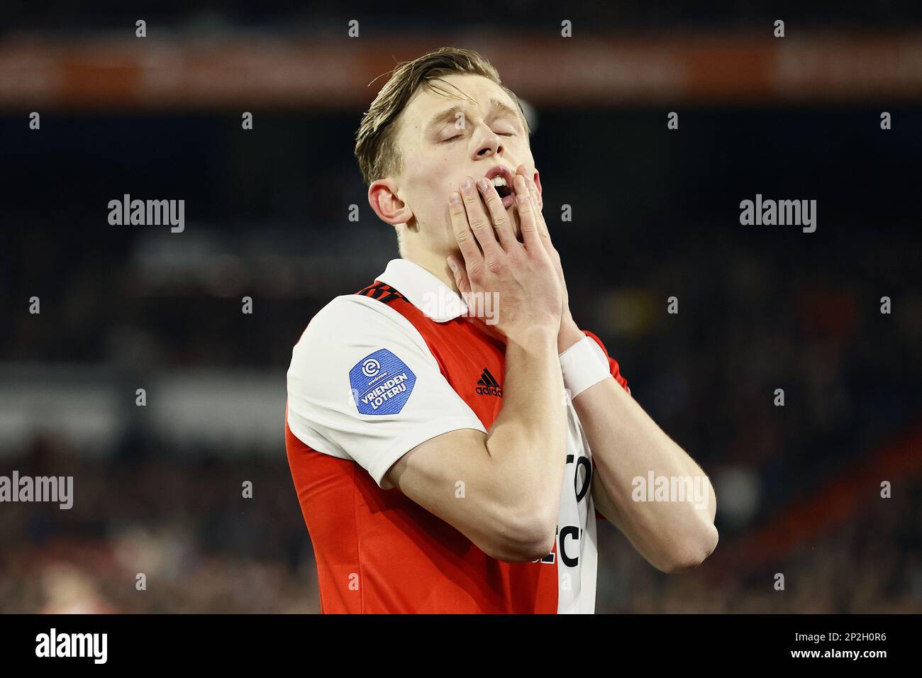 ROTTERDAM - (lr) Marcus Holmgren Pedersen of Feyenoord during the Dutch ...