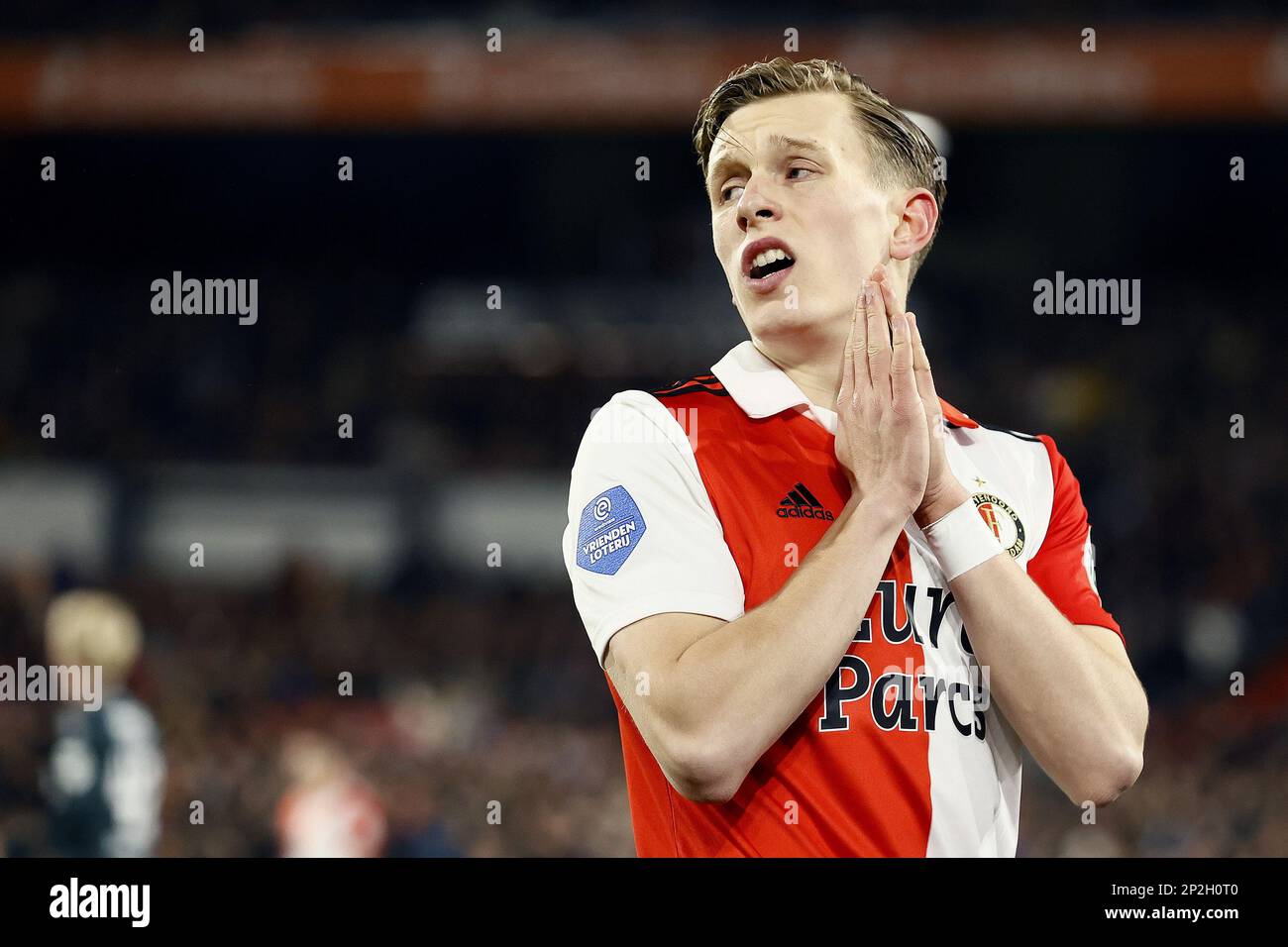 ROTTERDAM - (lr) Marcus Holmgren Pedersen of Feyenoord during the Dutch ...