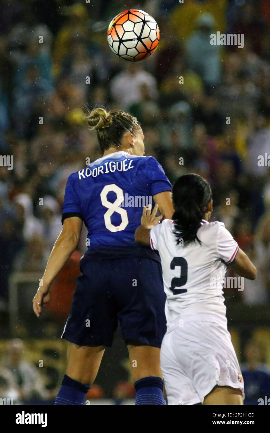 19 August 2015: United States forward Amy Rodriguez (8) in the ...