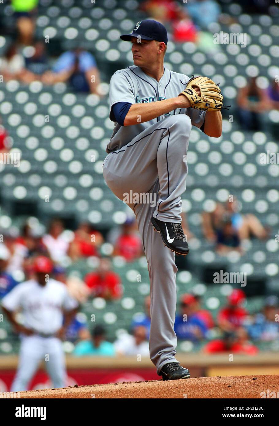 19 AUGUST 2015: Seattle Mariners Pitcher Mike Montgomery (37) [8048 ...