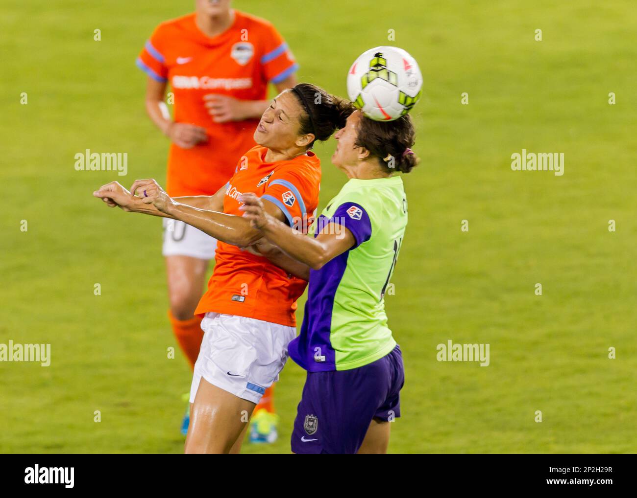 August 21, 2015: Houston Dash midfielder Carli Lloyd (10) and Seattle ...