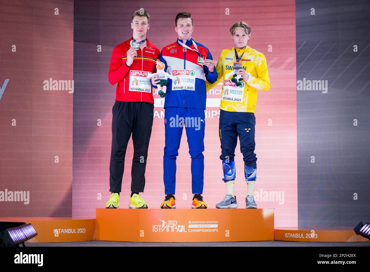 Belgian Julien Watrin and Norwegian Karsten Warholm pictured on the ...