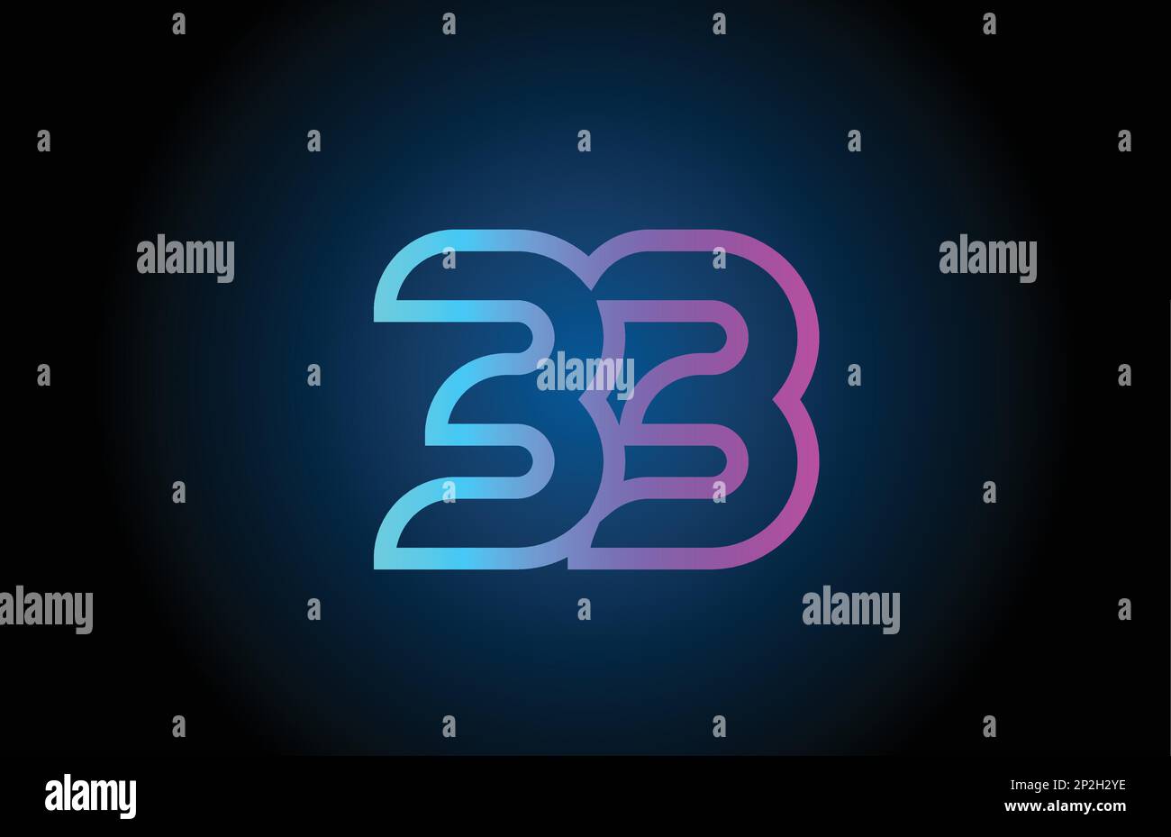 pink line 33 number logo icon design. Creative template for company and ...