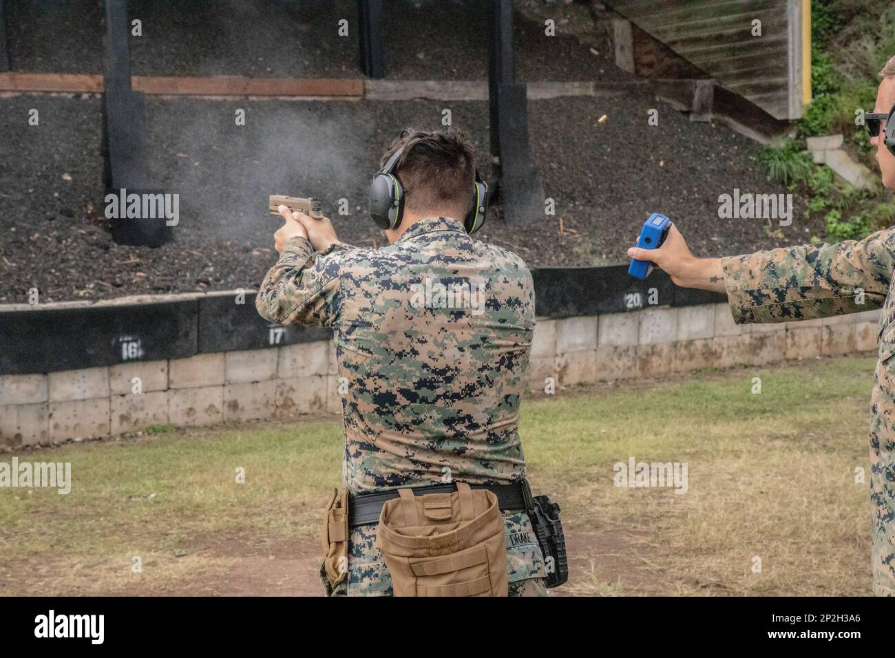 U.S. Marine Corps Cpl. Kyle Drake, a military policeman with ...