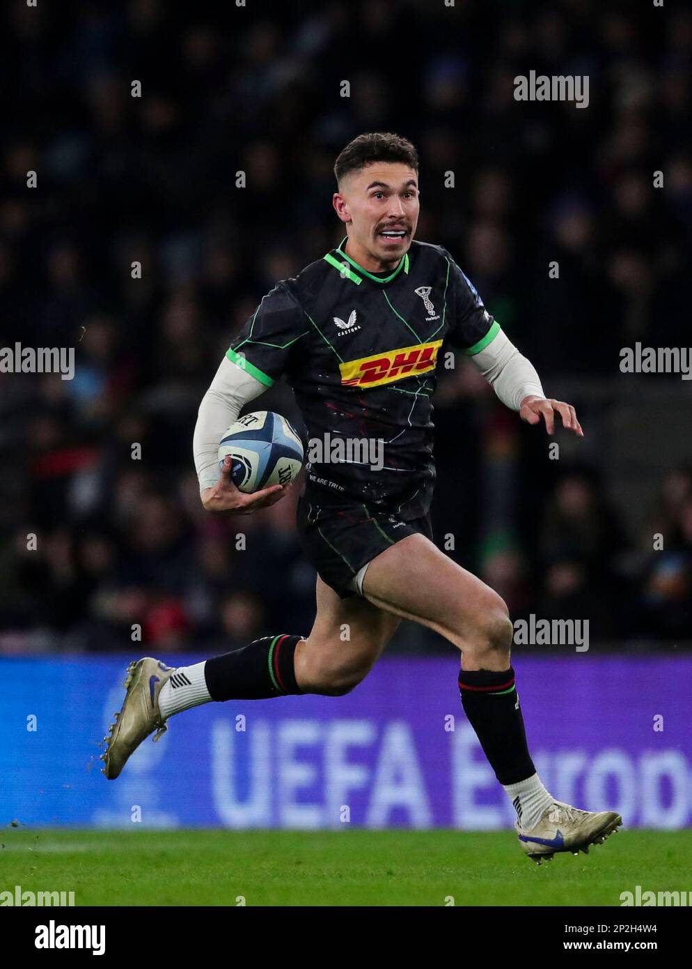 Harlequins' Nick David during the Gallagher Premiership match at Twickenham Stadium, London ...