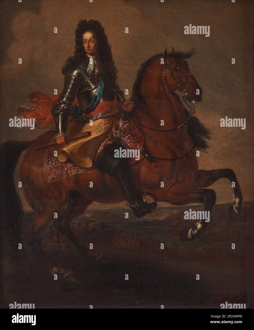 Portrait of William III of Orange (1650-1702). Private Collection Stock ...