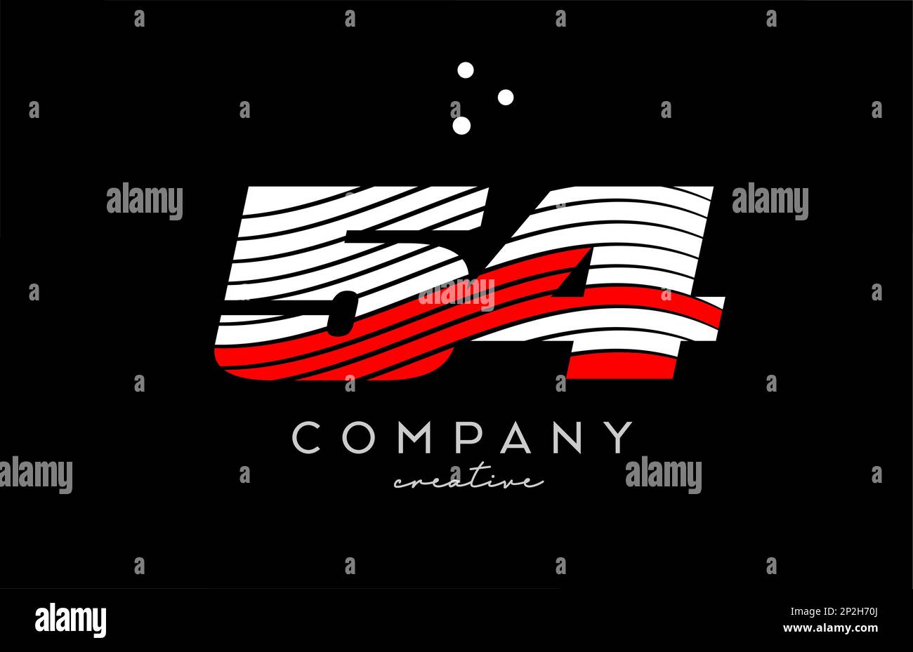 Number 54 Stock Vector Images - Alamy