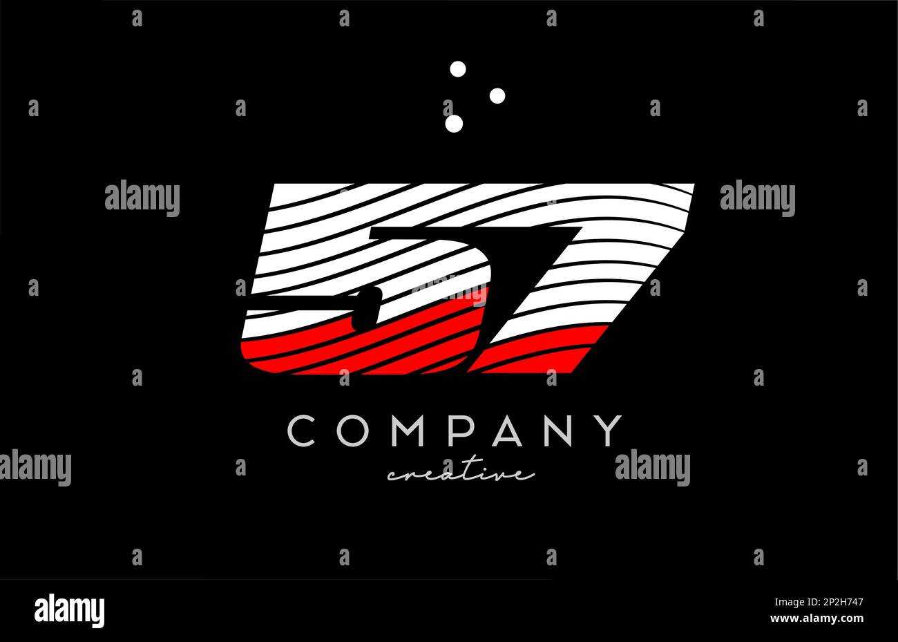 Number 57 Stock Vector Images - Alamy