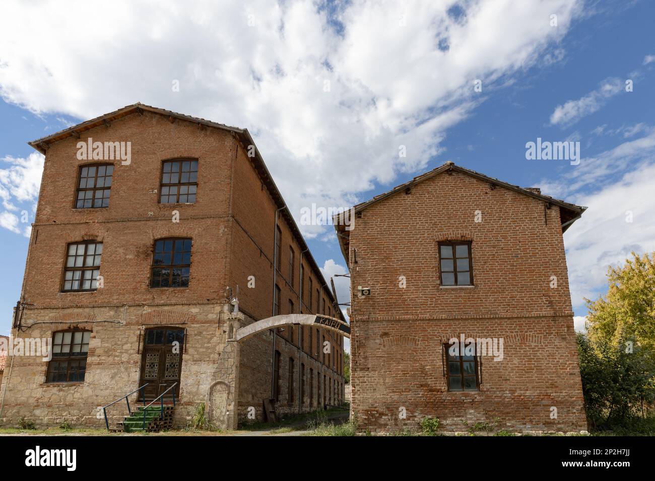 Historical Industrial complex Tzivre Silk Factory in Soufli Evros ...