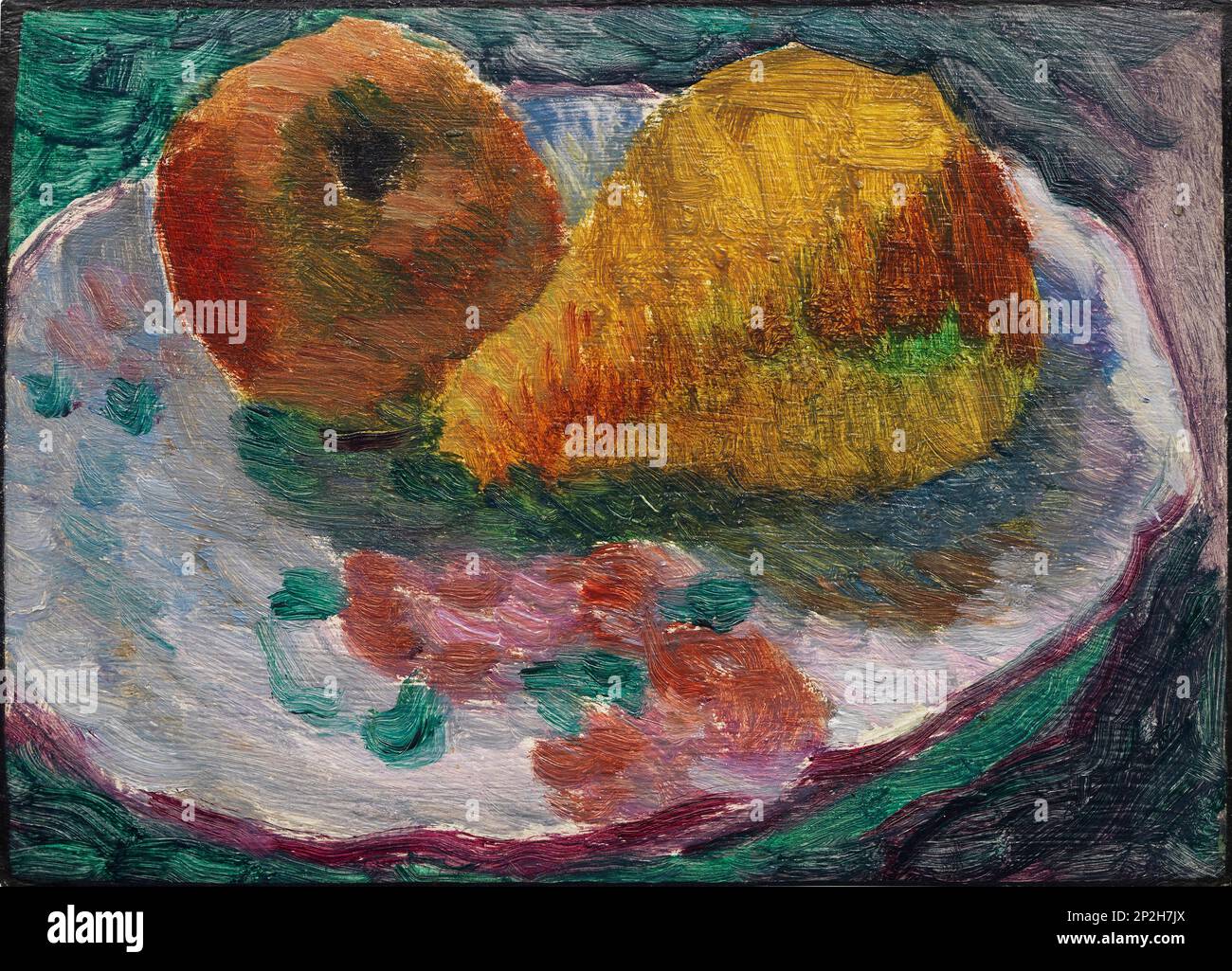 Still life with faience plate and fruit, ca 1931. Private Collection ...