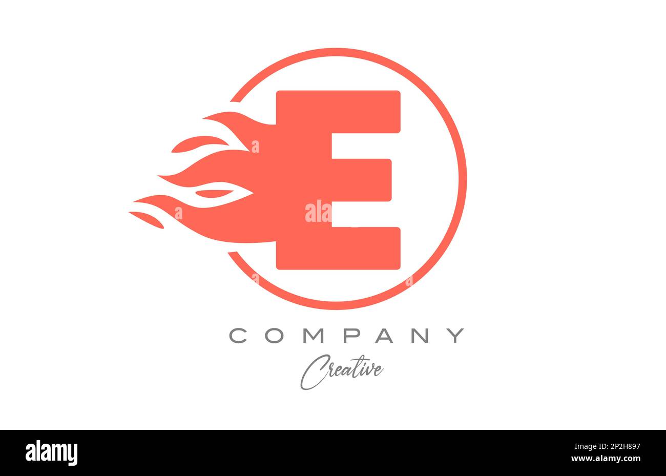 E Design Letter Fire