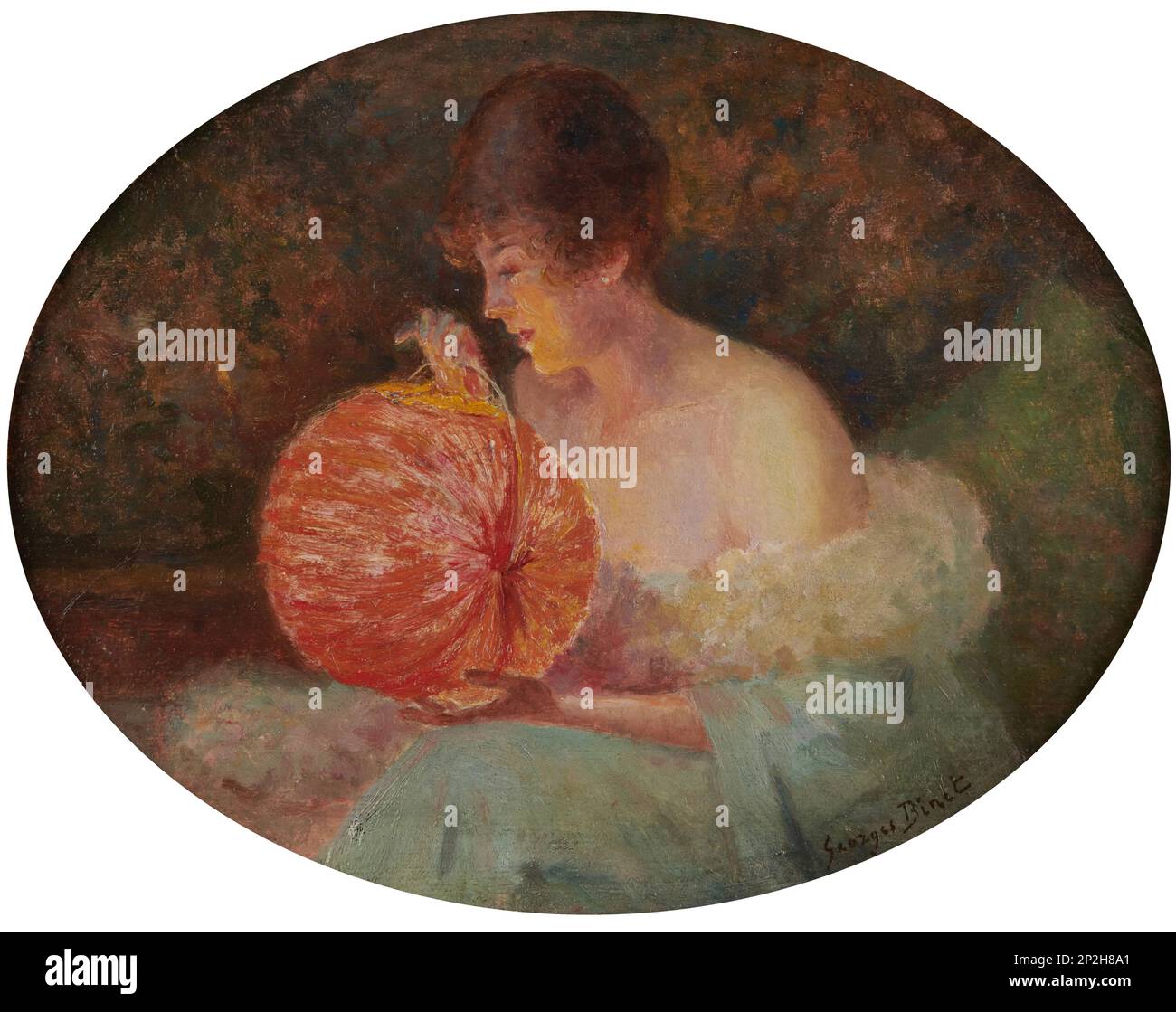 Lady with lamp Cut Out Stock Images & Pictures - Alamy