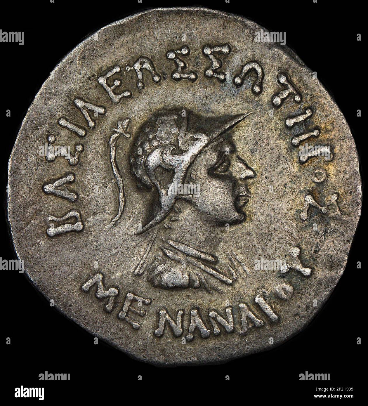 Coin of Menander I, ca 160-130 BC. Private Collection Stock Photo - Alamy