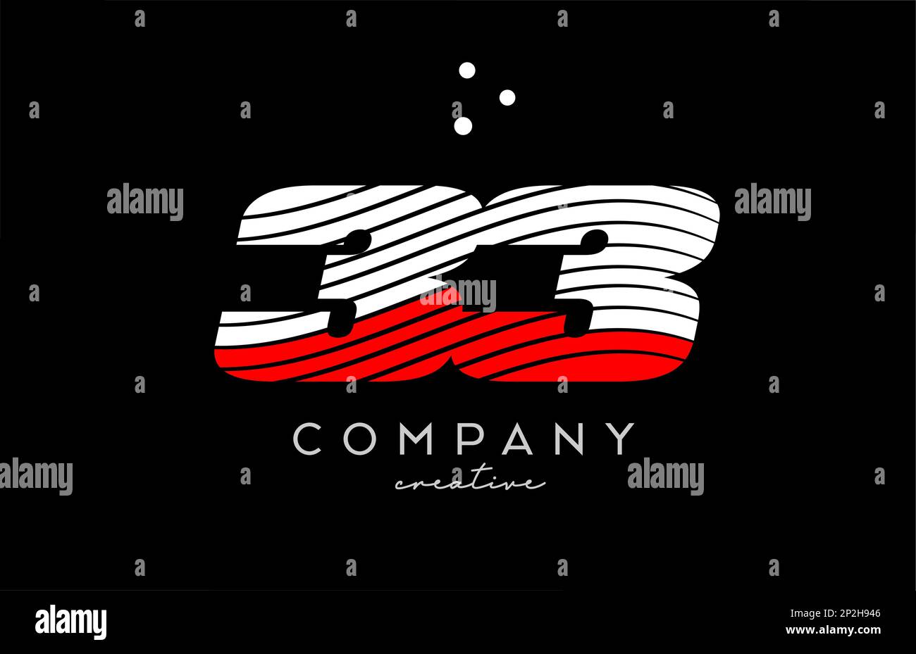 Number 33 vector vectors hi-res stock photography and images - Alamy