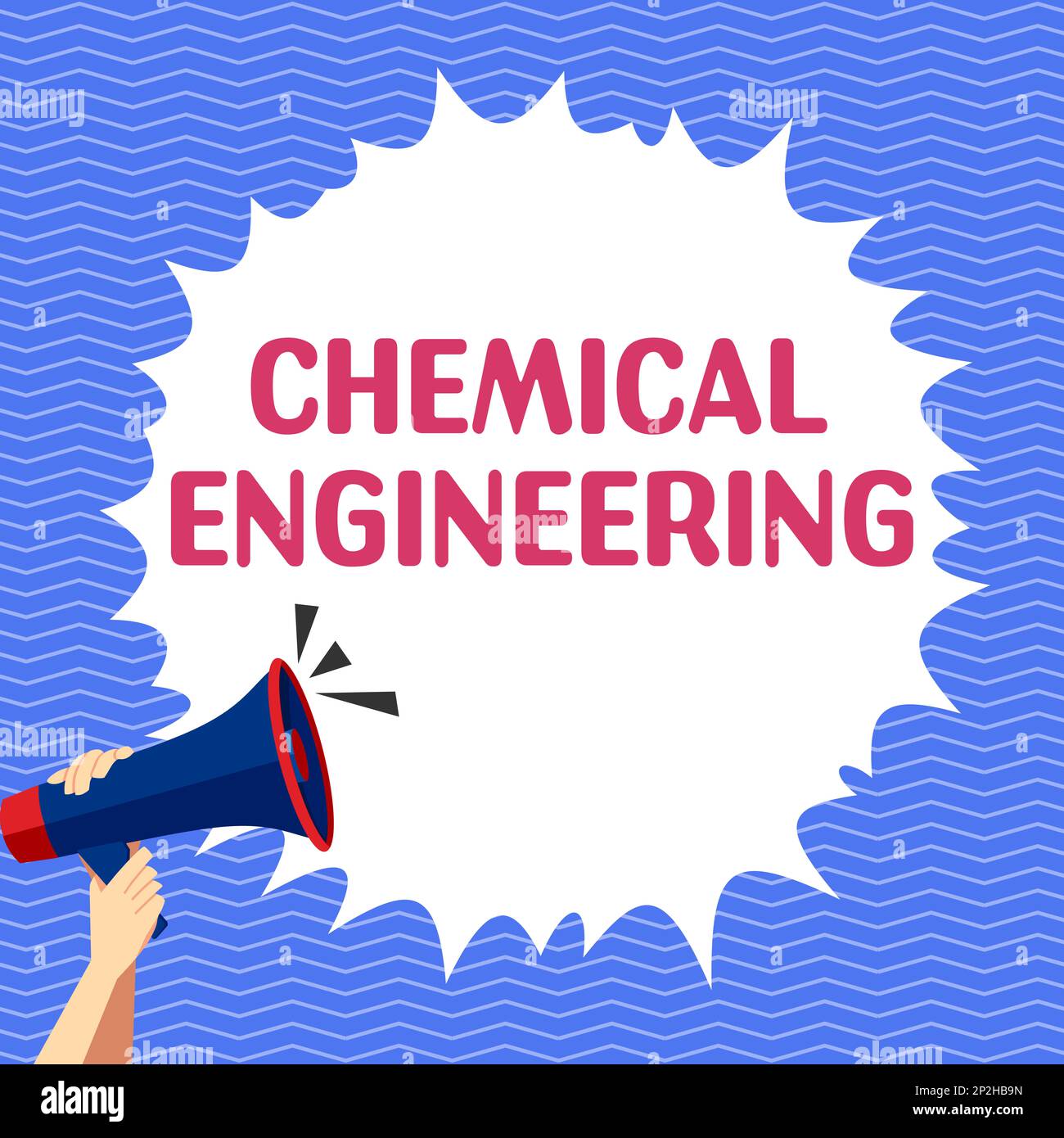 Conceptual caption Chemical Engineering. Concept meaning developing ...