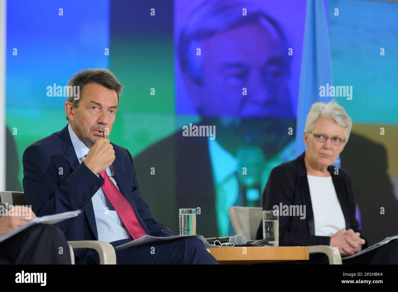 Peter Maurer, left, President of the International Committee of the Red ...