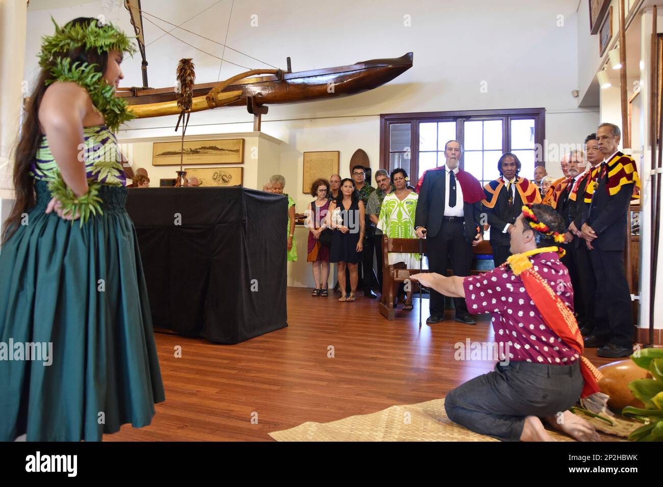 In this Saturday August 15, 2015 photo, Hula dancer Leiah Wheelock ...