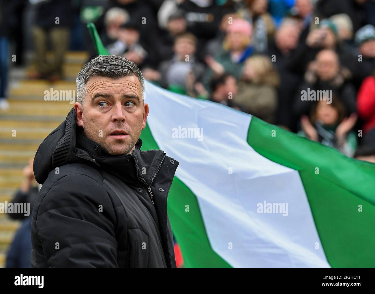 Plymouth Argyle Manager Steven Schumacher during the Sky Bet League 1 ...