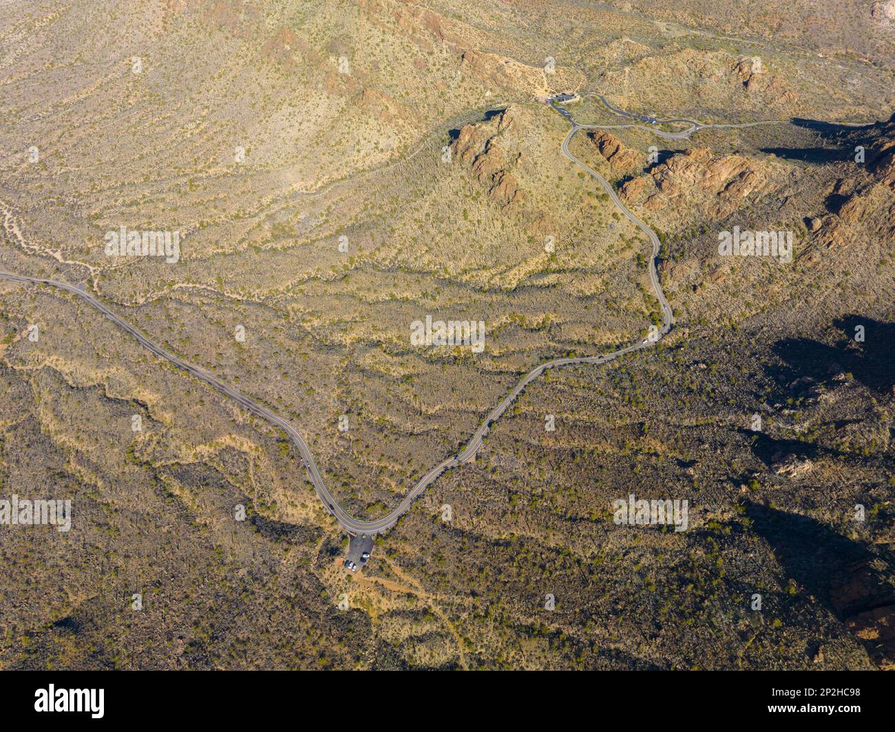 Gates pass road aerial view hi-res stock photography and images - Alamy