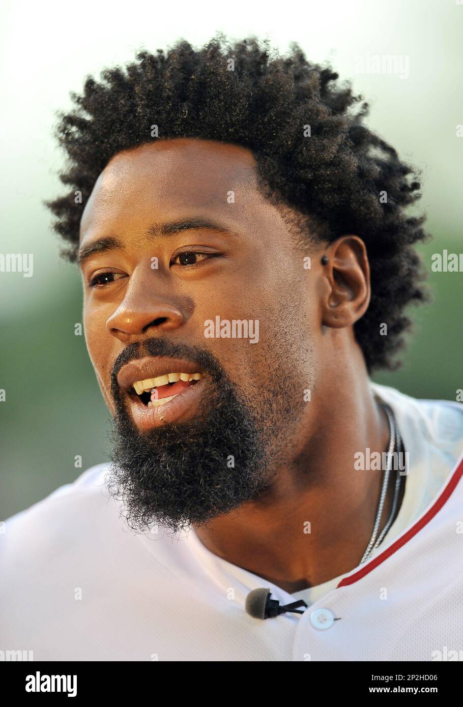 18 Aug, 2015: Los Angeles Clippers basketball player DeAndre Jordan on ...