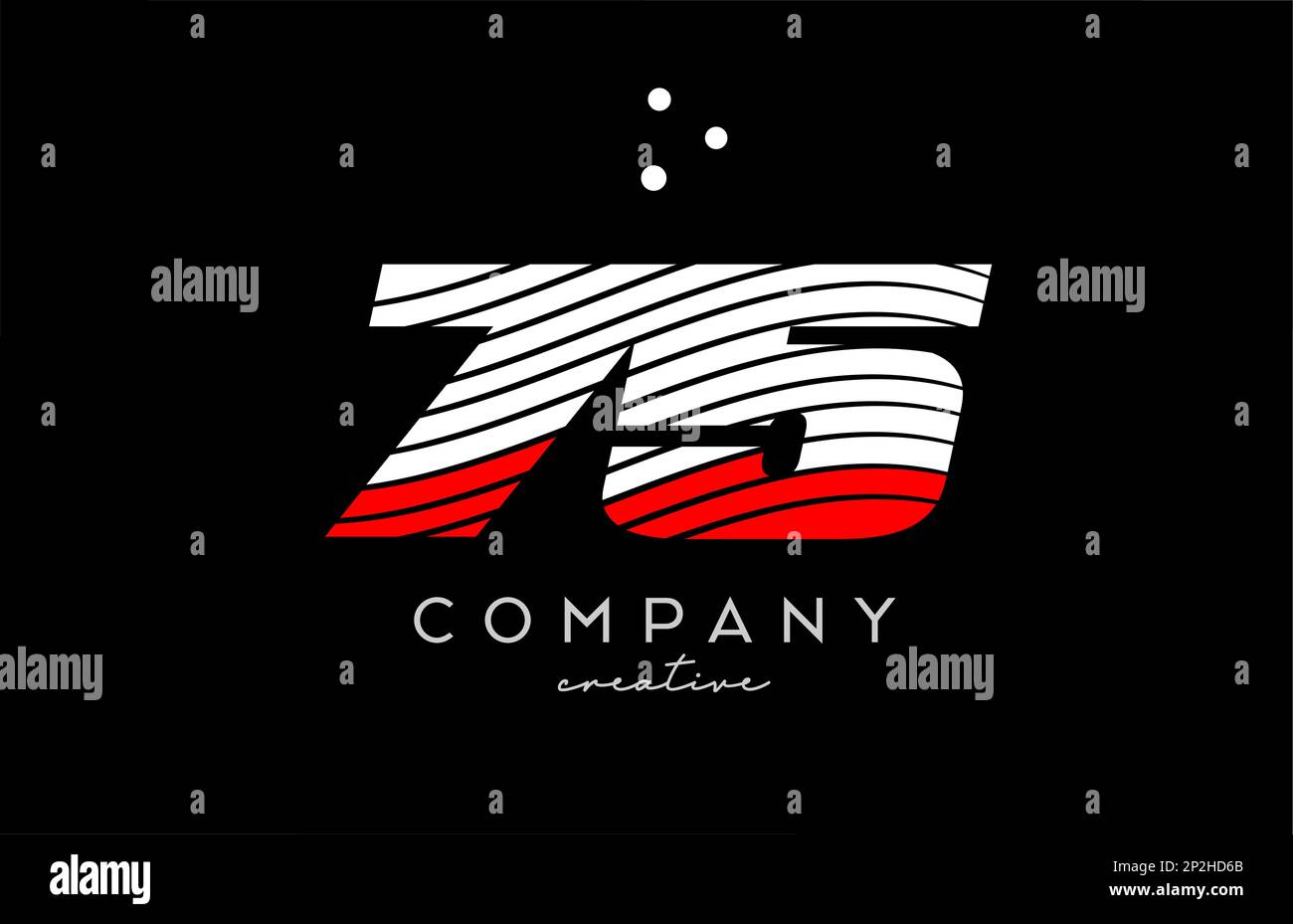 Number 75 Stock Vector Images - Alamy