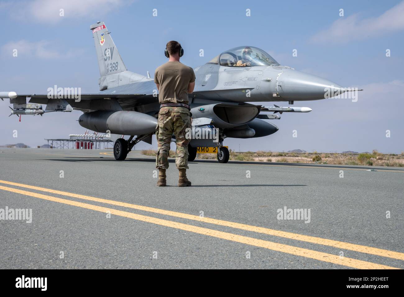 U.S. Air Force Staff Sgt. Issac Yoder, with the 77th Expeditionary ...
