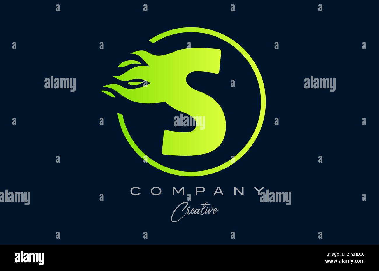 S fire logo Stock Vector Images - Alamy