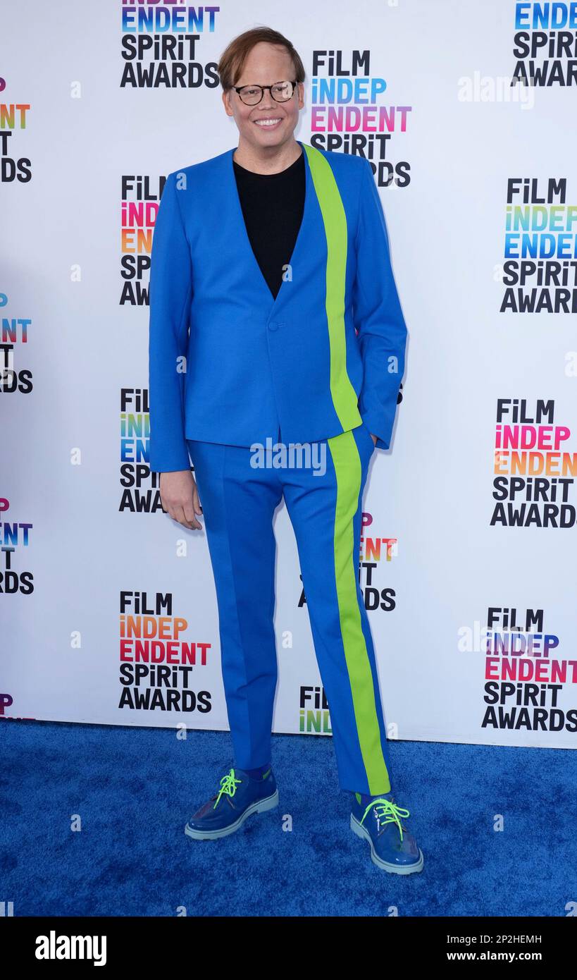 Jeff Hiller arrives at the Film Independent Spirit Awards on Saturday ...