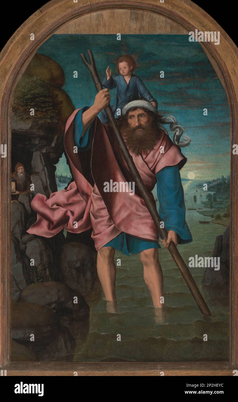 Saint Christopher, 1490. Found in the collection of the Royal Museum of ...