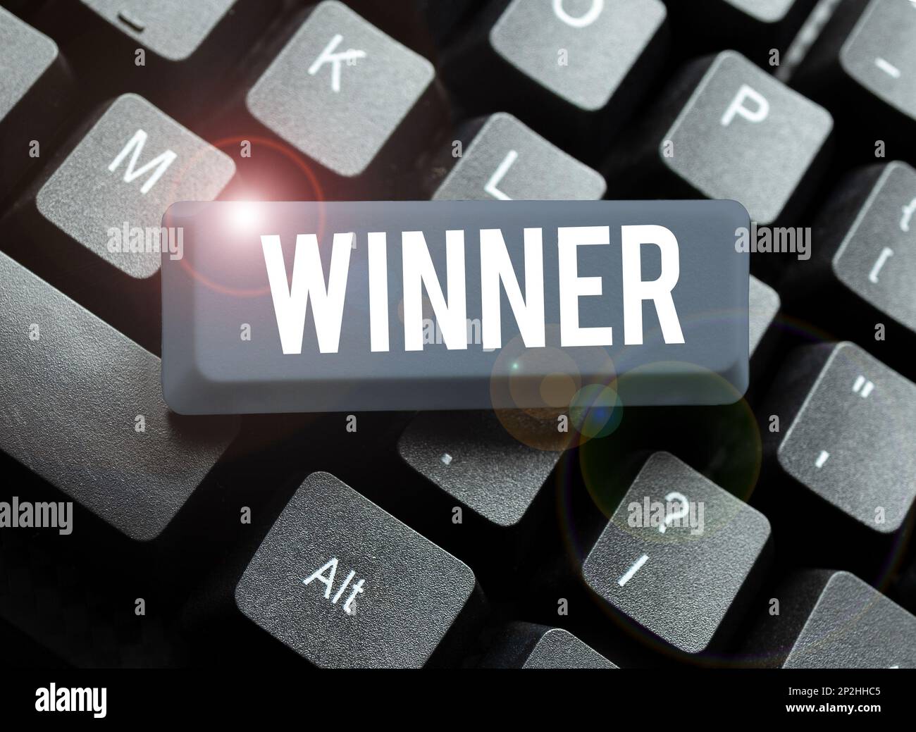Sign displaying Winner. Business showcase Winning as 1st place or the ...