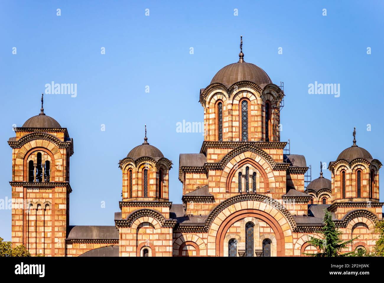 St. Marko church, in the Tasmajdan park, Belgrade, Serbia Stock Photo ...