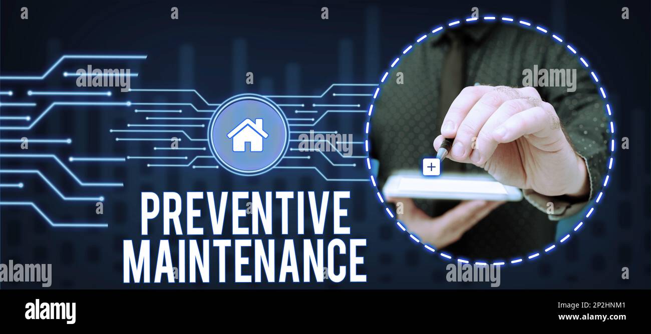 Writing displaying text Preventive Maintenance. Word Written on Avoid ...